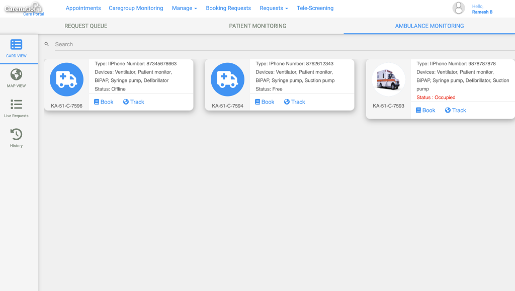 CARENATION AMBULANCE – Teslon